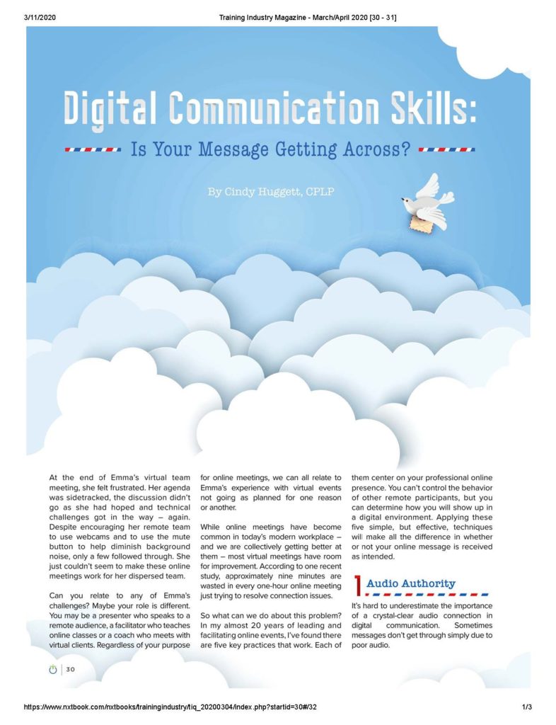 Digital Communication Skills: Is Your Message Getting Across? - Cindy ...