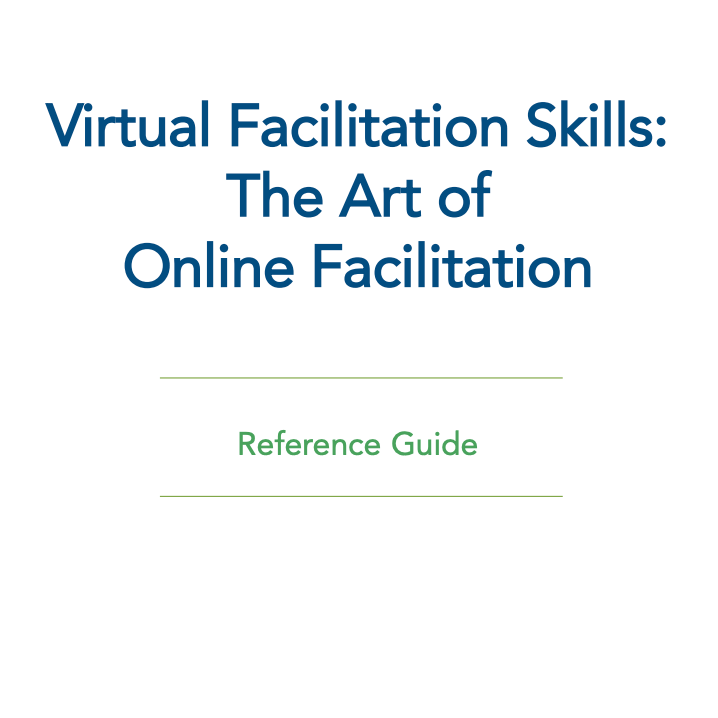 1-Welcome The Art of Online Facilitation - Learning Journey Overview ...