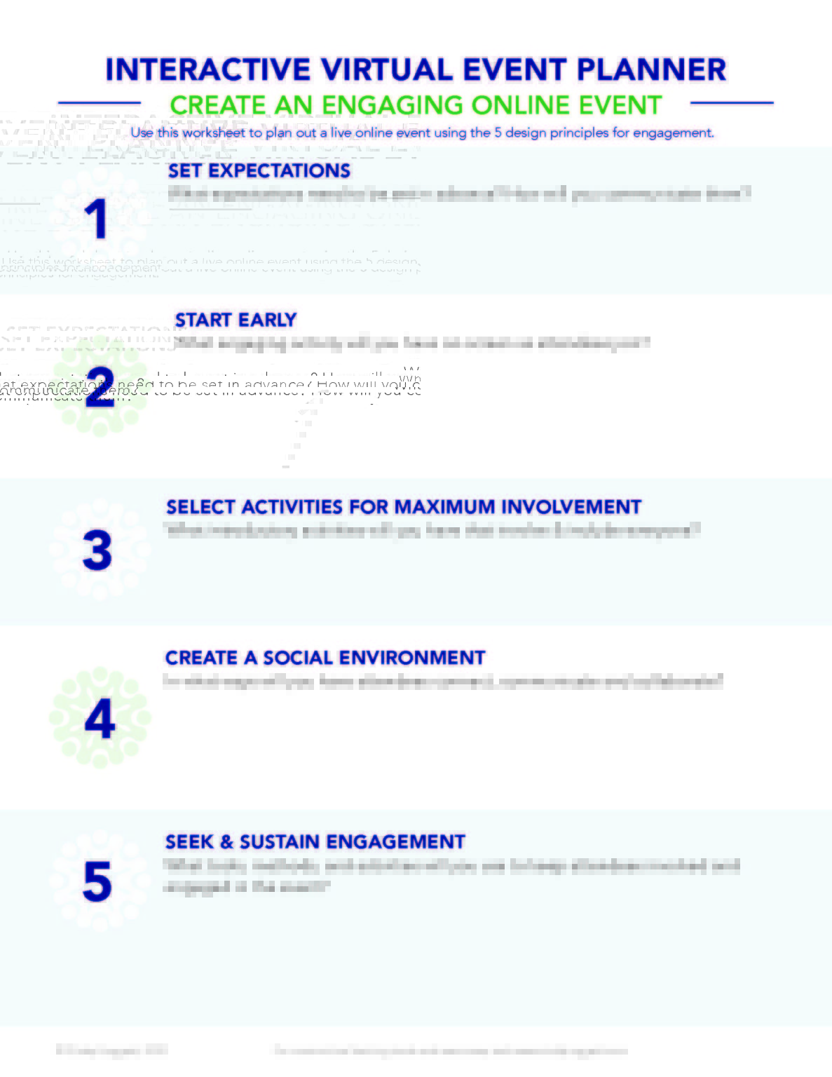 INTERACTIVE VIRTUAL EVENT PLANNER - Cindy Huggett