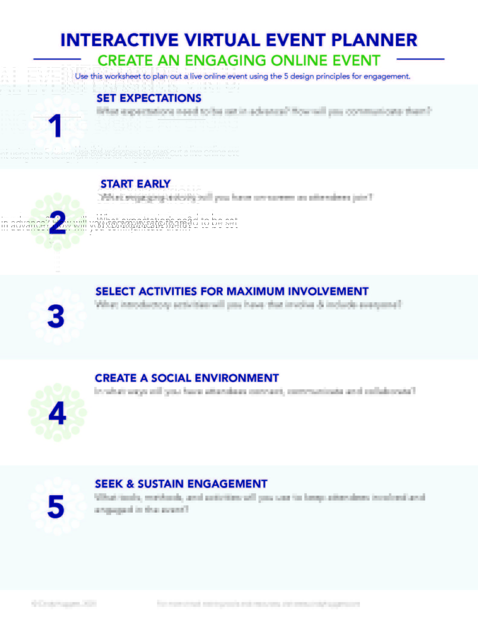 INTERACTIVE VIRTUAL EVENT PLANNER - Cindy Huggett