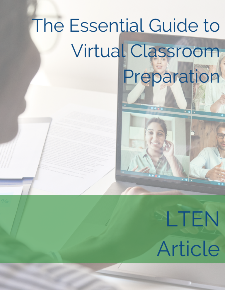 The Essential Guide to Virtual Classroom Preparation - Cindy Huggett
